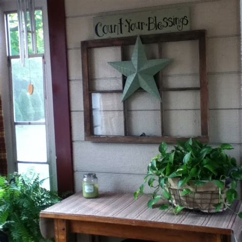 Rustic Window Wall Decor