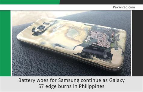Battery Woes For Samsung Continue As Galaxy S Edge Burns In Philippines
