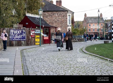 Recreation Of A 1900s North East English Town At The Beamish Living