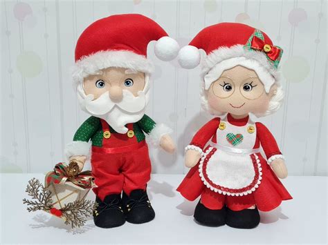 Natak Papai E Mamãe Noel Em Feltro Elo7 Produtos Especiais