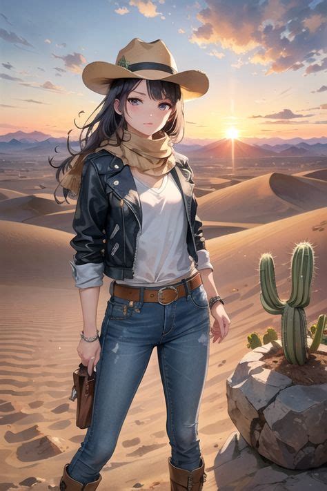 Cute Anime Cowgirl