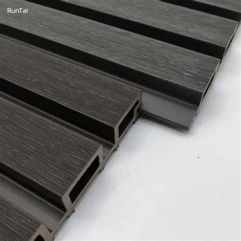 Wall Cladding Wpc Exterior Outdoor Composite Fluted Cladding Wall Panel