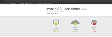 Invalid Ssl Certificate Rwebtor
