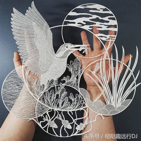 一組非常美麗的剪紙藝術作品，要是彩色的會更好看吧 每日頭條