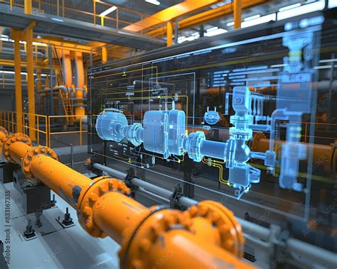 Illustration Of Creating Digital Replicas Of Physical Assets To