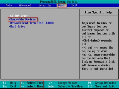 How To Set The Phoenix BIOS To Boot From USB Flash Drive Daossoft