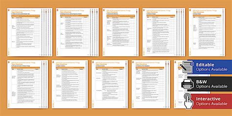 AQA GCSE Combined Science Trilogy Chemistry Checklists Bundle