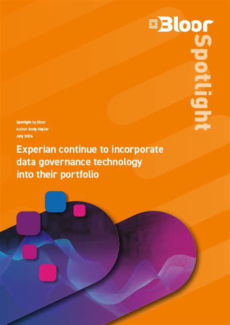 Experian Continue To Incorporate Data Governance Technology Into Their