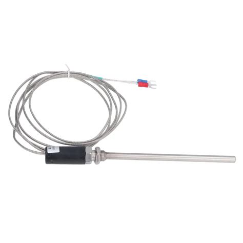 Sensor Suhu Tipe K Sensor Termokopel 150mm Probe Nichrome Untuk Mesin