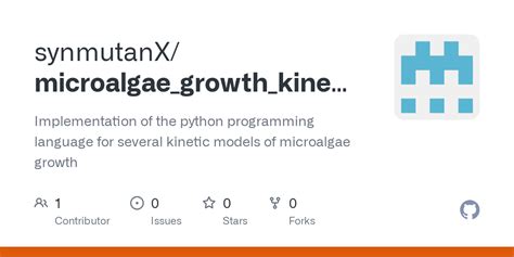 github synmutanx microalgae growth kinetics model implementation of the python programming