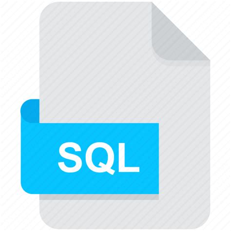 Database File File Format Format Sql Structured Query Language Icon
