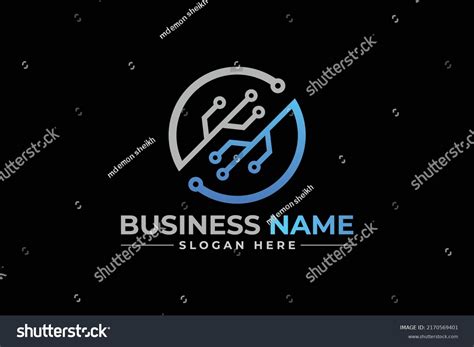 Tech Data Logo Digital Technology Internet Stock Vector Royalty Free 2170569401 Shutterstock