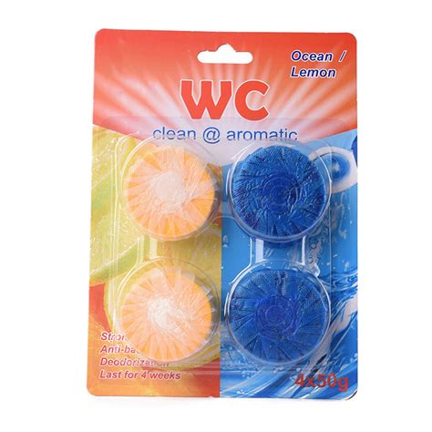 Toilet Cleaner Deodorizing Tablets 4 Pack Powerful Odor Elimination