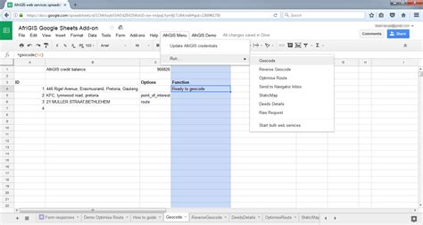 Geocode Afrigis Developers