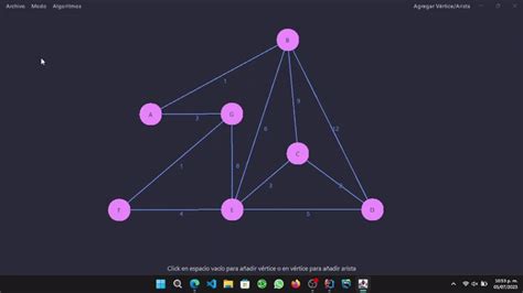 Github Alfonso Rangel Visualizador De Grafos Y Algoritmos Aplicaci N Gr Fica De Escritorio