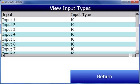 View Input Types