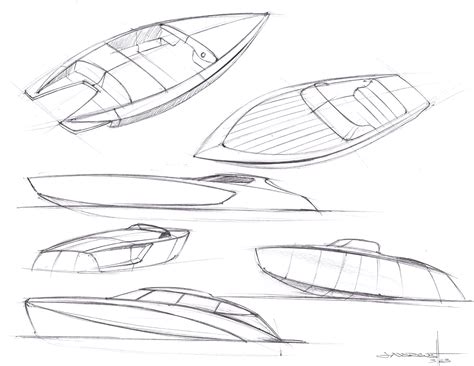 Boats Industrial Design Concepts Boat Sketch A Day 204