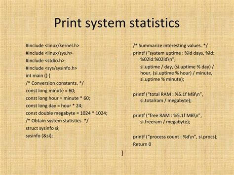 Introduction To System Calls Ppt Operating Systems Computer Software And Applications