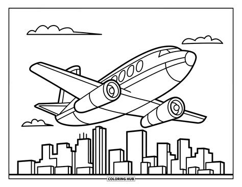 75 Dibujos De Aviones Para Colorear Para Niños Y Adultos Gratis