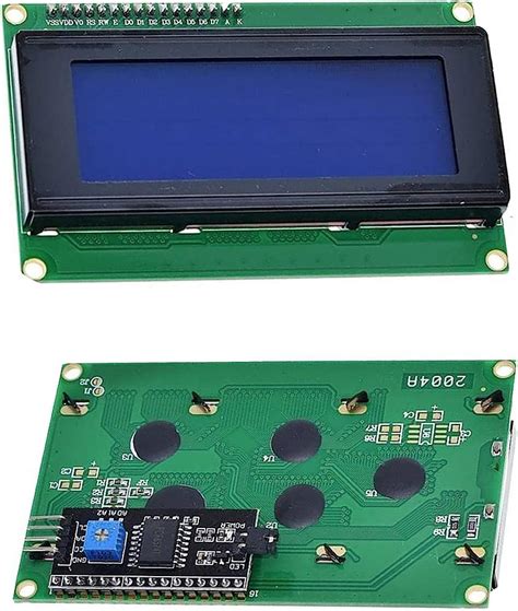 Display Lcd Arduino Compatible Raspberry Lcd2004 Backlight Azul 20x4 C