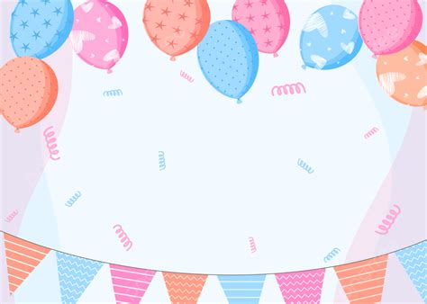풍선 축하 귀여운 생일 배경입니다 풍선 세상에 알리다 아름다운 배경 일러스트 및 사진 무료 다운로드 Pngtree