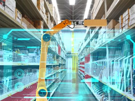 Industrial Technology Concept Manufacturing Using Robotic Arms Stock Image Image Of Concept