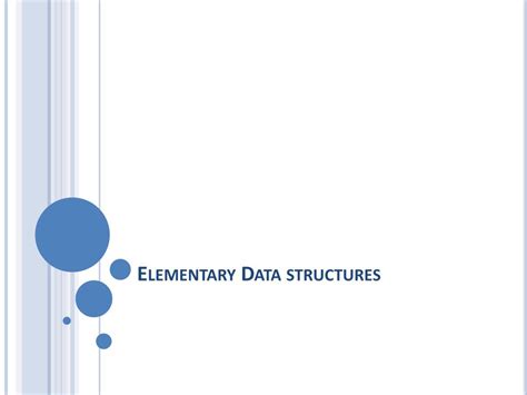 Ppt Elementary Data Structures Powerpoint Presentation Free Download