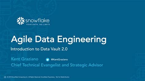 Agile Data Engineering Introduction To Data Vault 20 2018 Pdf