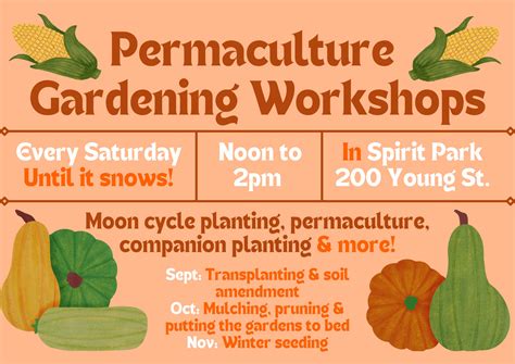 Permaculture Gardening Workshops