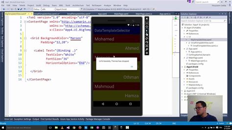 Xamarin Forms With Visual Studio Part 32 Listview