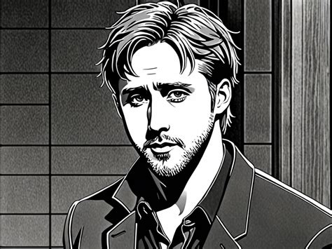 Ryan Gosling Manga Anime 2d Ghibli Ghost In A Shell Death Note