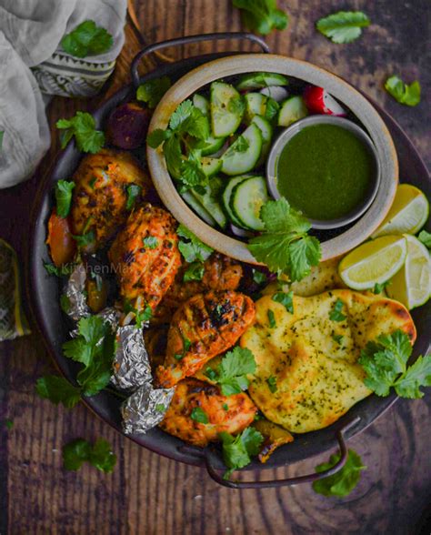 Chicken Tandoori With Mint Chutney Kitchen Mai