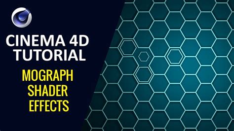 mograph shader effector cinema 4d tutorial youtube