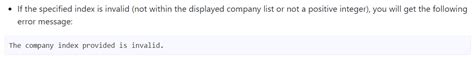 Wrong Error Message When Inputting Negative Number As Index For Editcompany Command · Issue 3