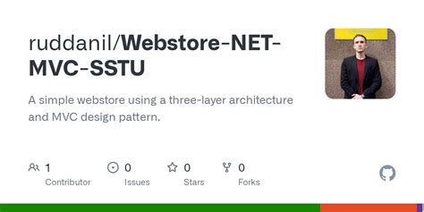 Github Ruddanilwebstore Net Mvc Sstu A Simple Webstore Using A Three Layer Architecture And