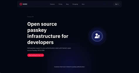 Hanko Passkeys Easy Passkey Integration For Your App