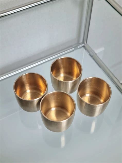 Korean Bangjja Yugi Brassware Drinking Cup Etsy