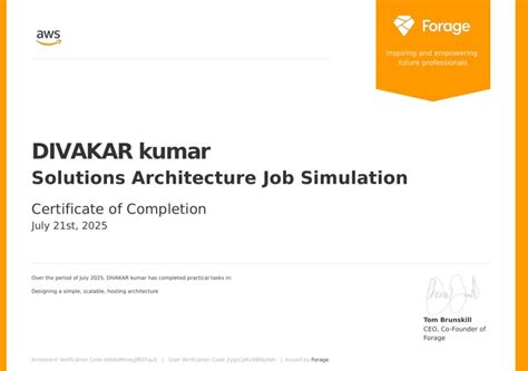 Aws Solutionsarchitecture Cloudcomputing Forage Professionalgrowth