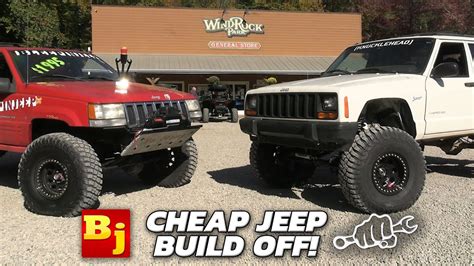 5000 Xj Vs Zj Cheap Jeep Challenge Builds Bleepinjeep Vs Busted
