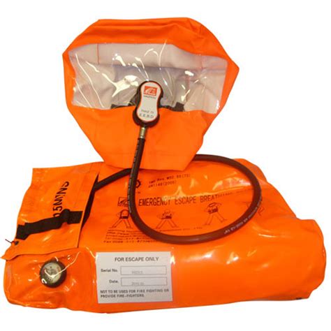 Máscara De Fuga Eebd Emergency Escape Breathing Eebd 15min Sabre Offshore