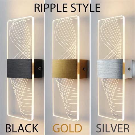 Artwork Pattern Acrylic Led Wall Lights Lighting4home