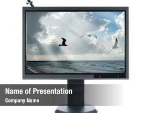 LCD Monitor PowerPoint Templates LCD Monitor PowerPoint Backgrounds Templates For PowerPoint