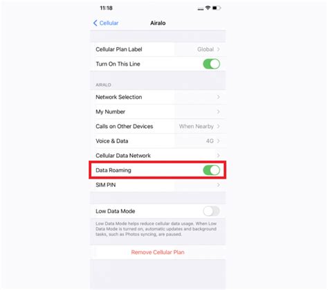 Guide For Turning Airalo Data Roaming Onoff Networkbuildz