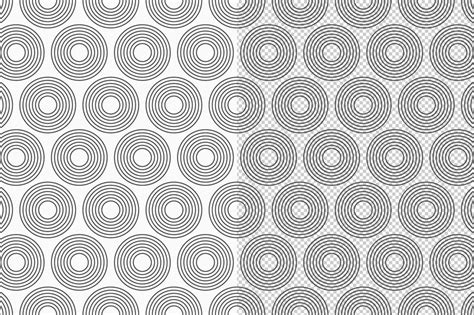10 Seamless Geometric Circles Vector Patterns