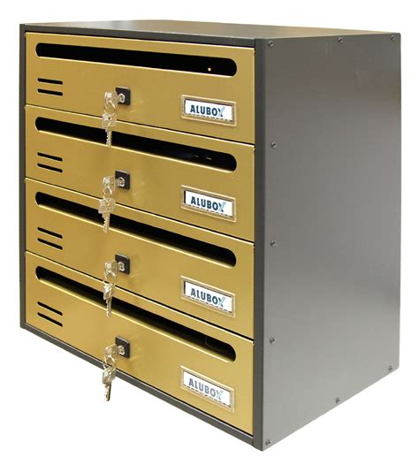 Cassetta Postale 4 Posti Oro Bricobravo