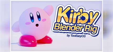 Downloadable Kirby 3d Rig And Model [ ] Blendernation
