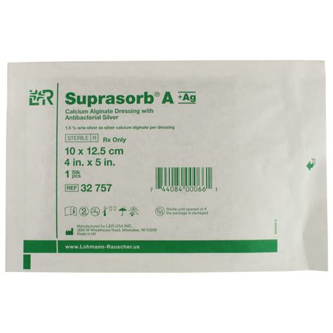 Buy Suprasorb A Ag Antimicrobial Calcium Alginate Dressing At Medical