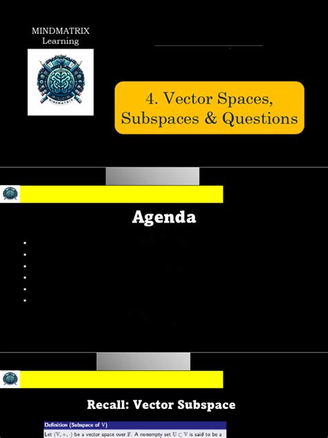 Lec 5 Spans Li And Bases Pdf Linear Subspace Vector Space