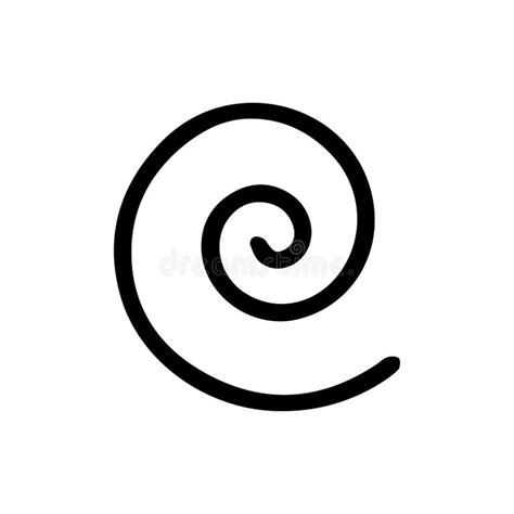 Simple Swirl Black White Stock Illustrations 25 190 Simple Swirl