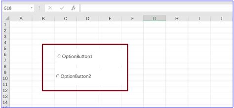 Vba中选项按钮（option Buttons）的应用 知乎